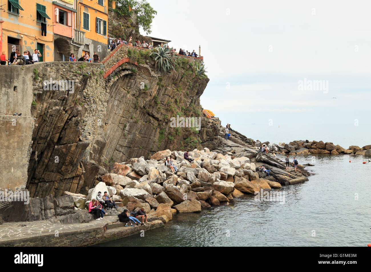 Riomaggiore, Cinque Terre, Liguria, Italy Stock Photo - Alamy