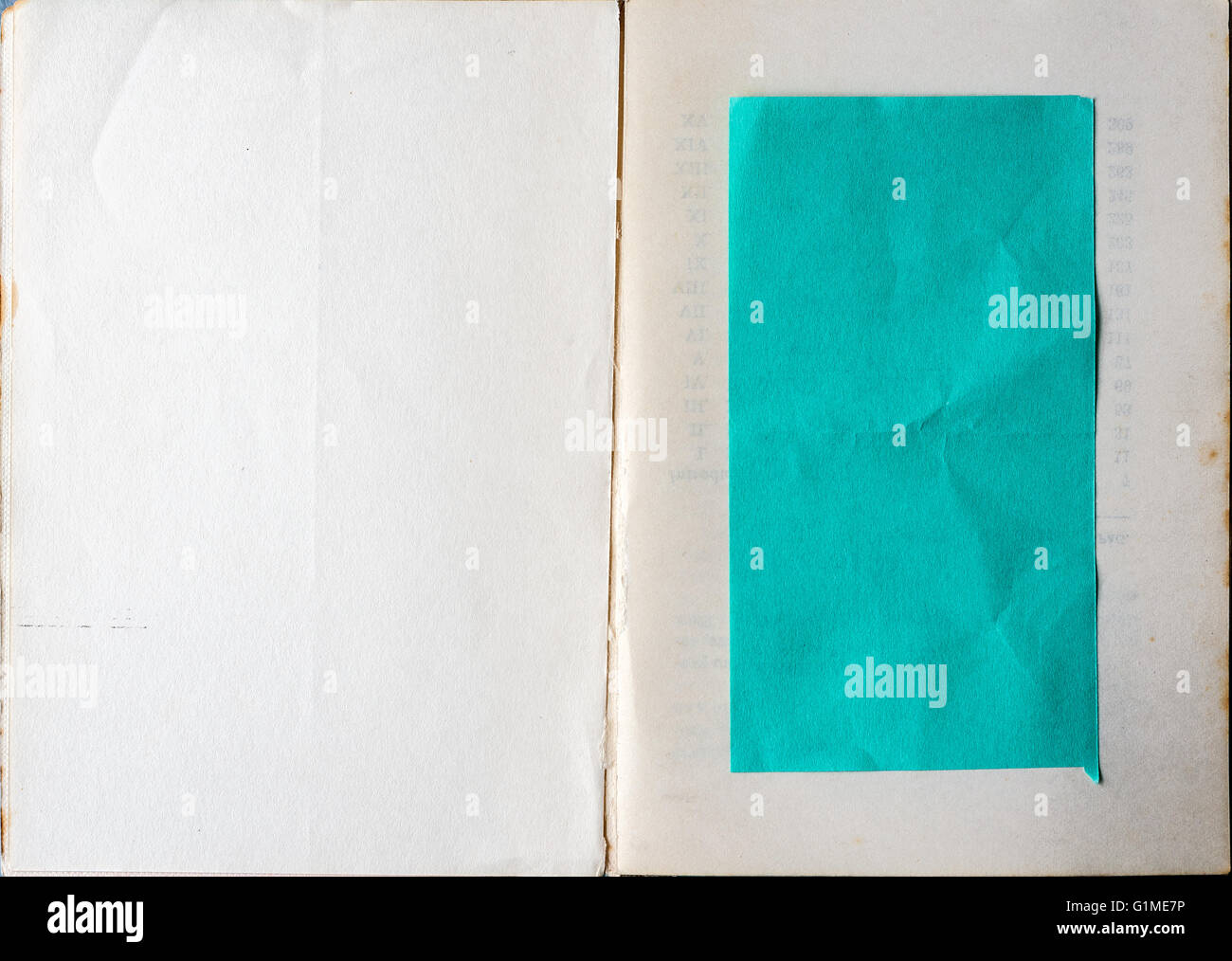 Old book blue cover hi-res stock photography and images - Alamy