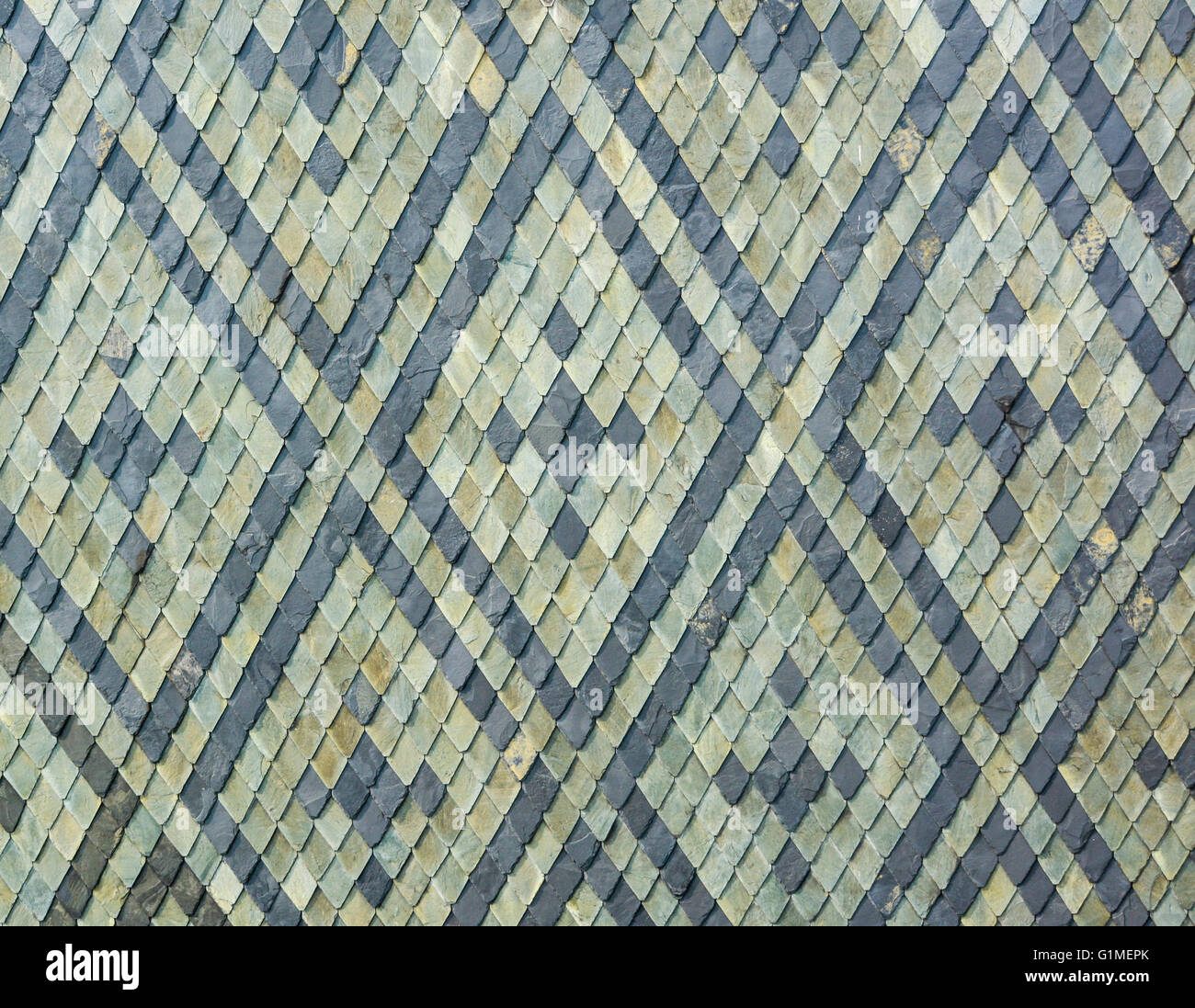 Diamond pattern roof tiles hi-res stock photography and images - Alamy