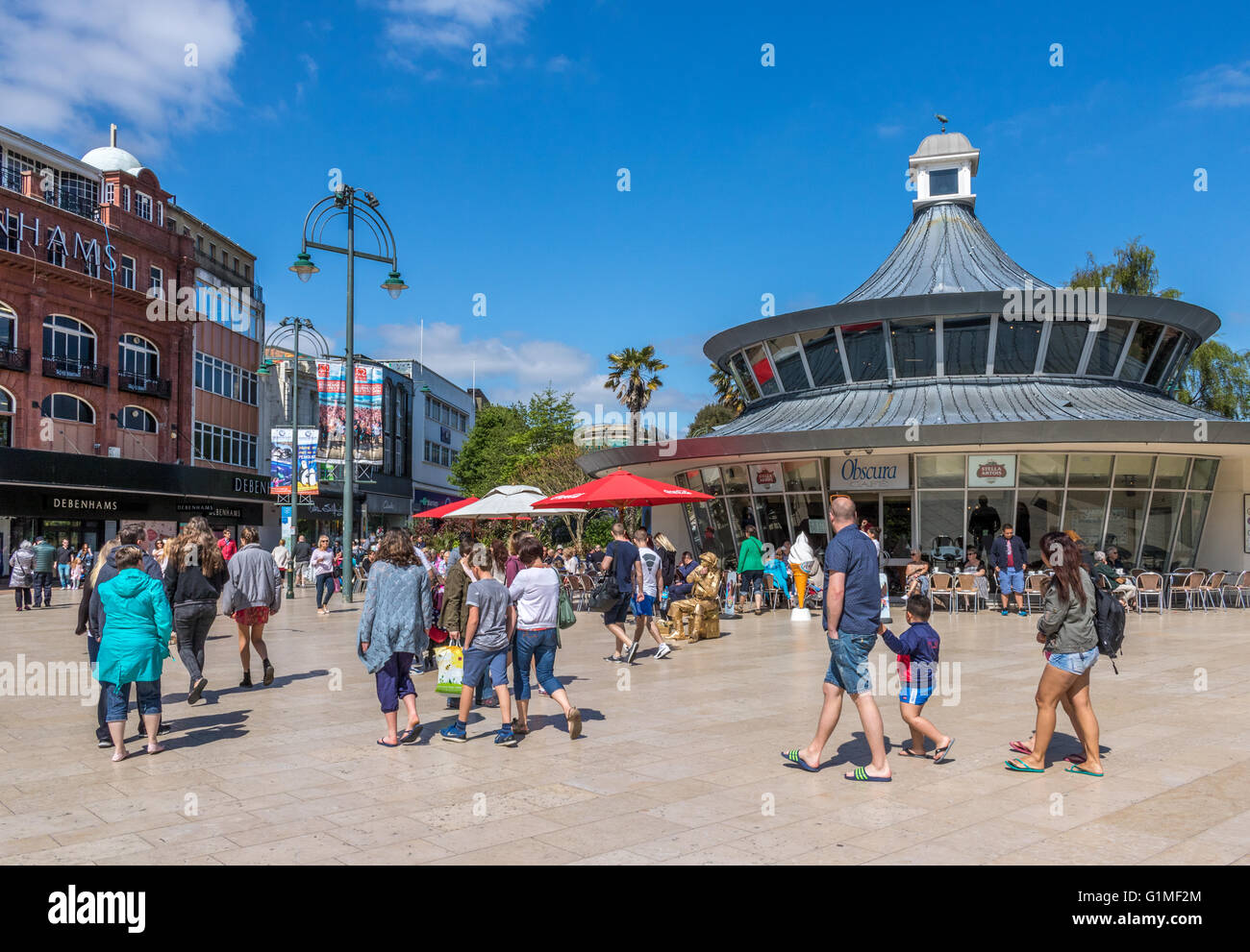 England Dorset Bournemouth The Square Stock Photo - Alamy