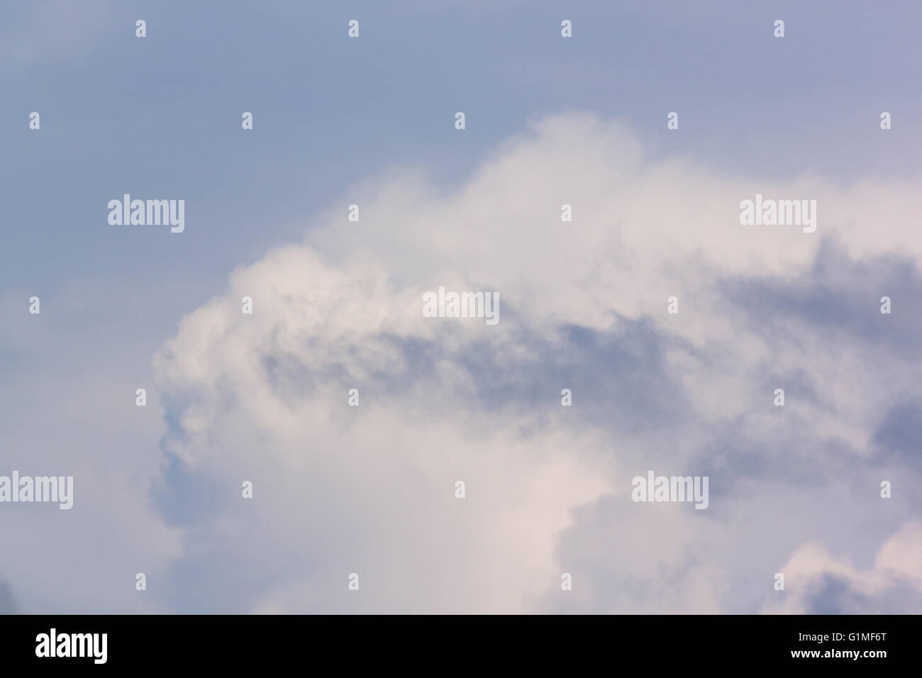 White clouds and rain clouds on blue sky background Stock Photo - Alamy