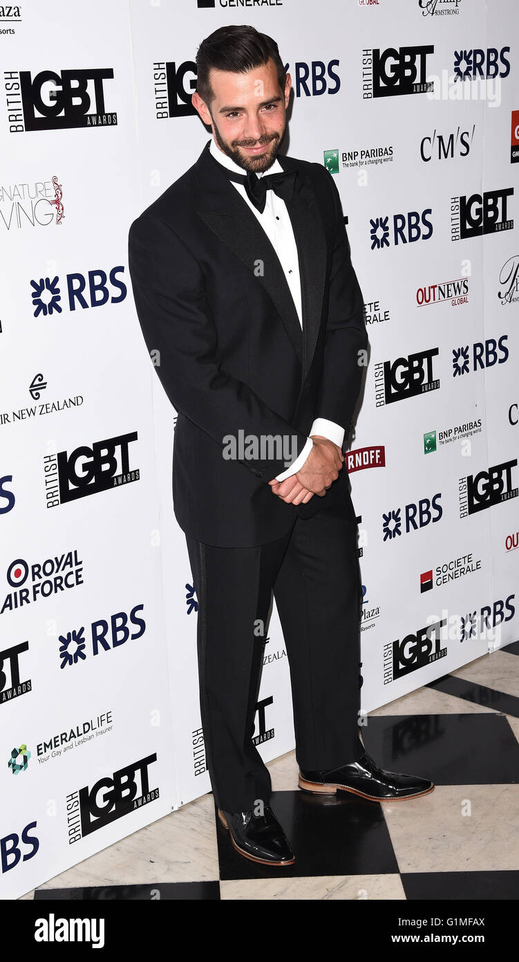 London, UK. Charlie King at The LGBT Awards held at The Connaught Rooms ...