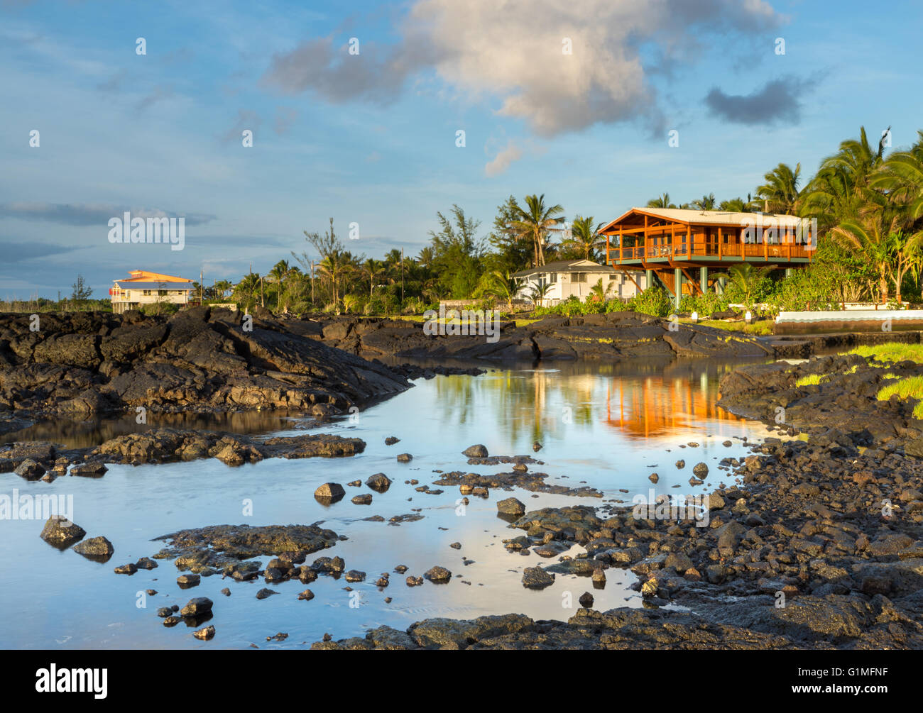 Lava Tide Pool Stock Photo - Alamy