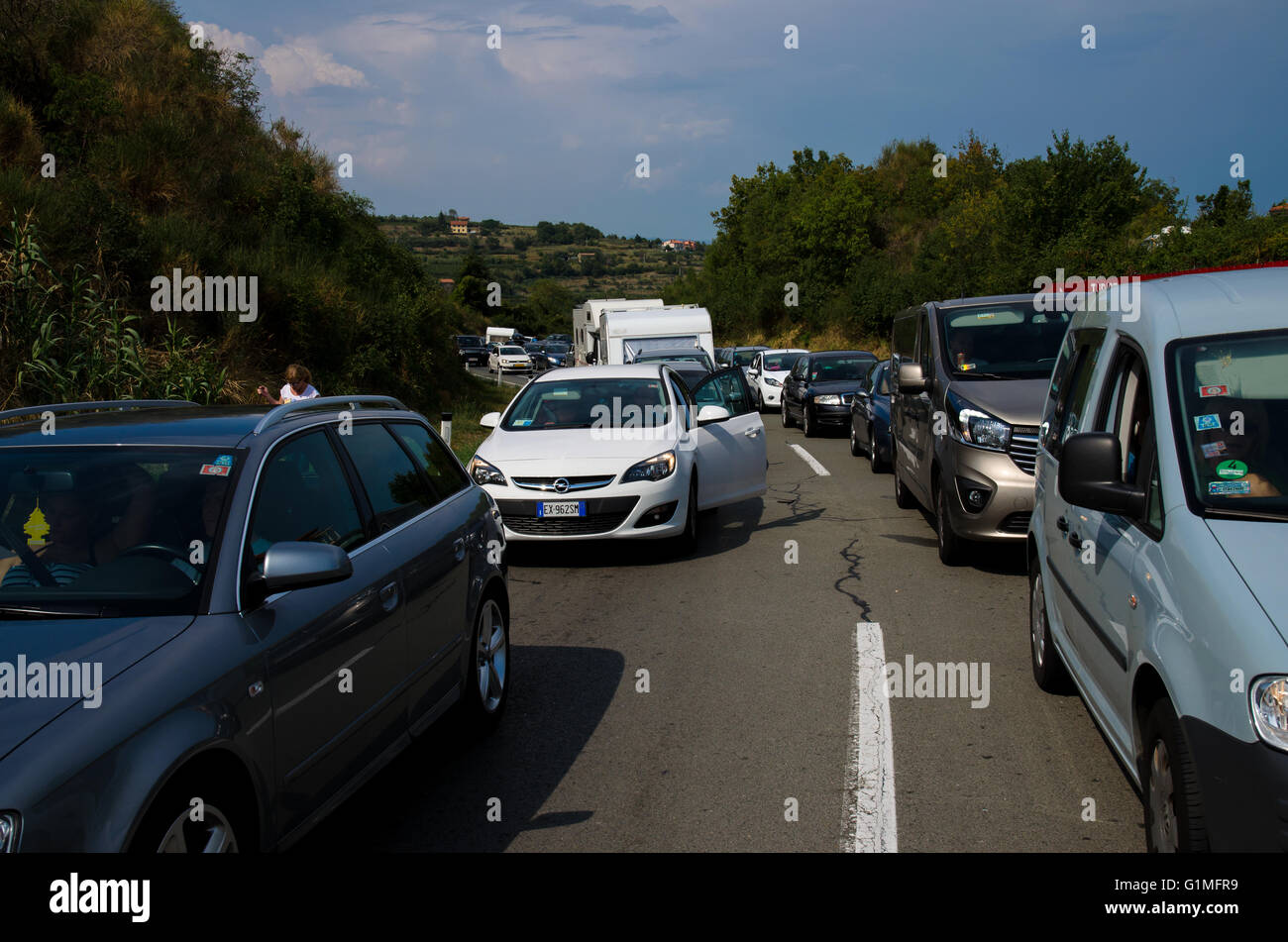 Traffic jam road hi-res stock photography and images - Alamy