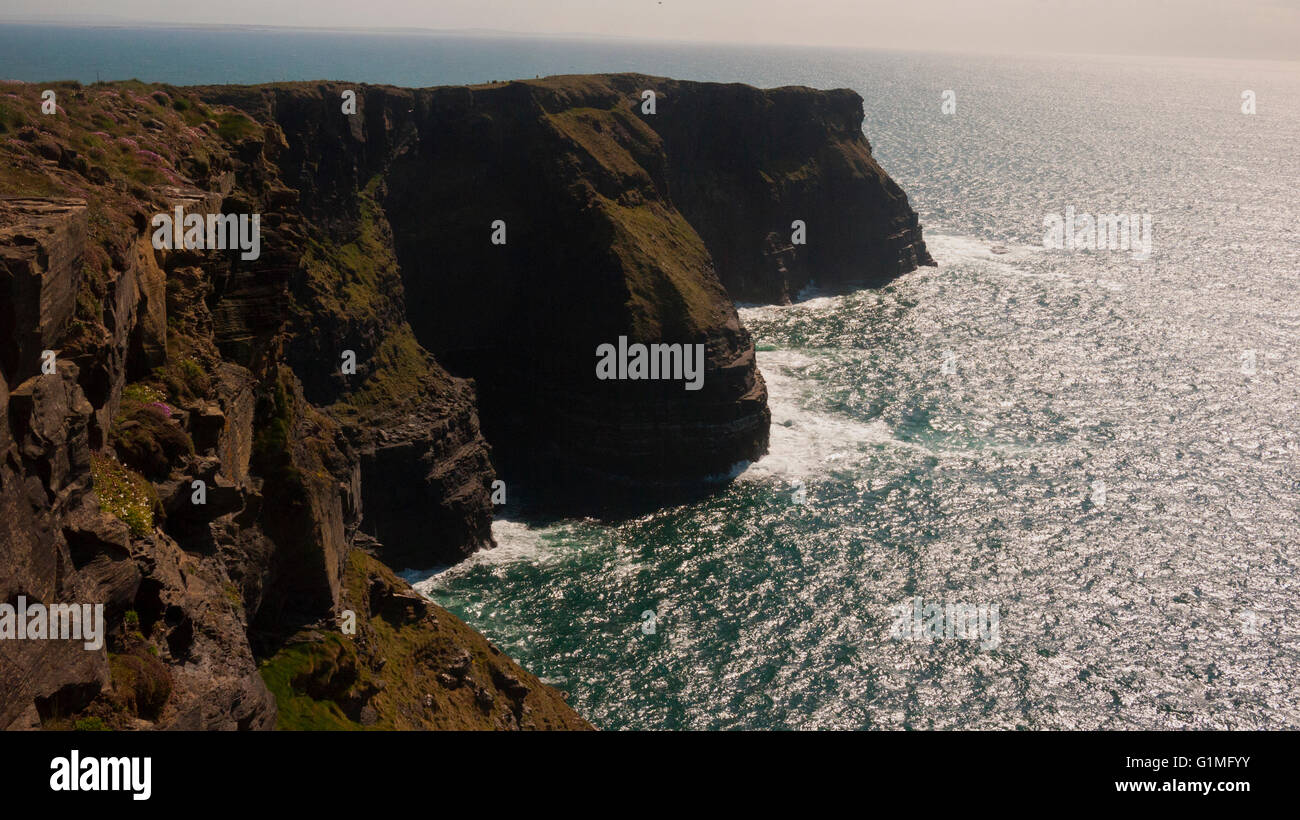 The Cliffs of Mohar Ireland.Sea Cliffs.Atlanti sea cliffs.The Wild ...