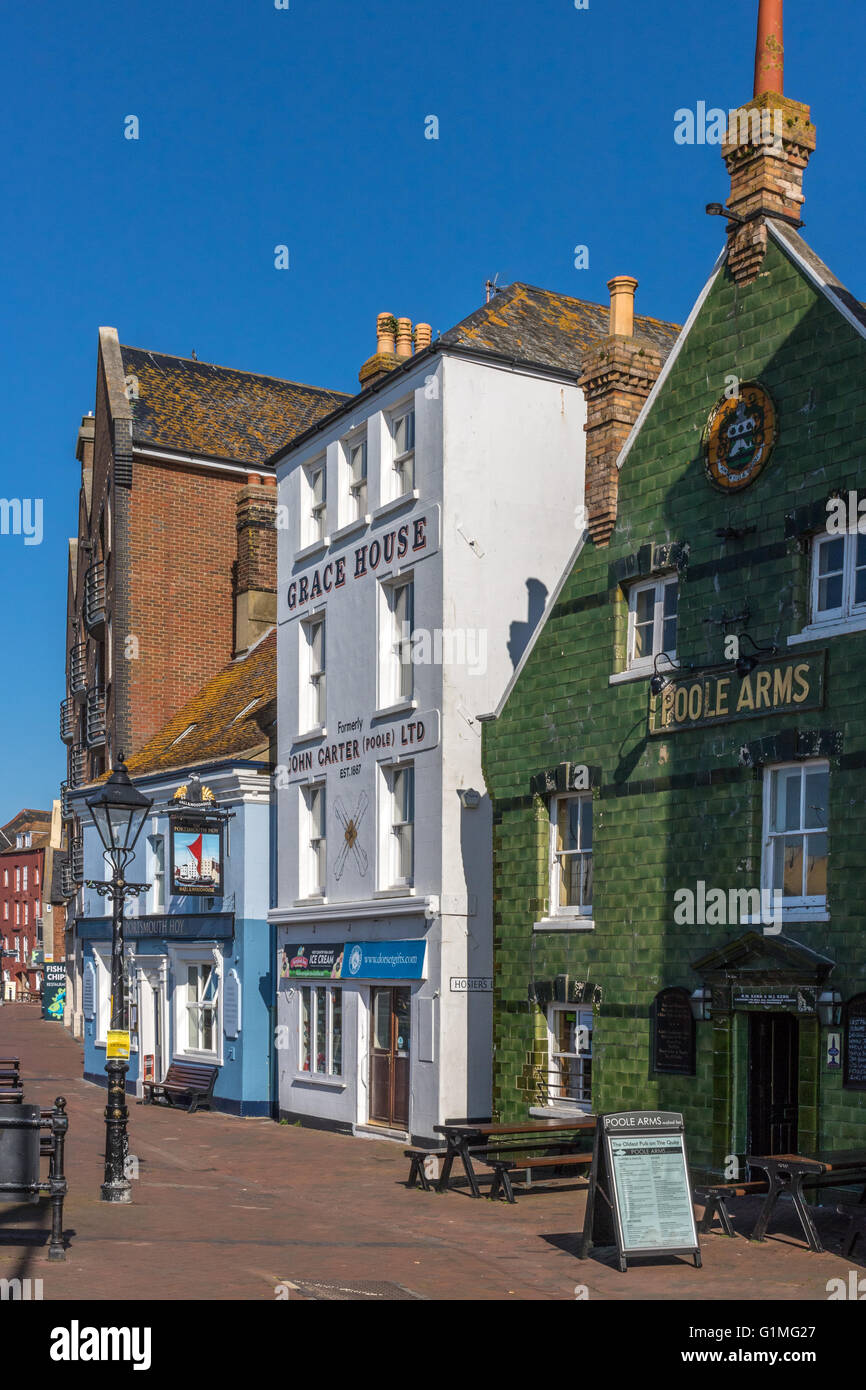 England Dorset Poole Old buildings on Poole Quay Stock Photo - Alamy