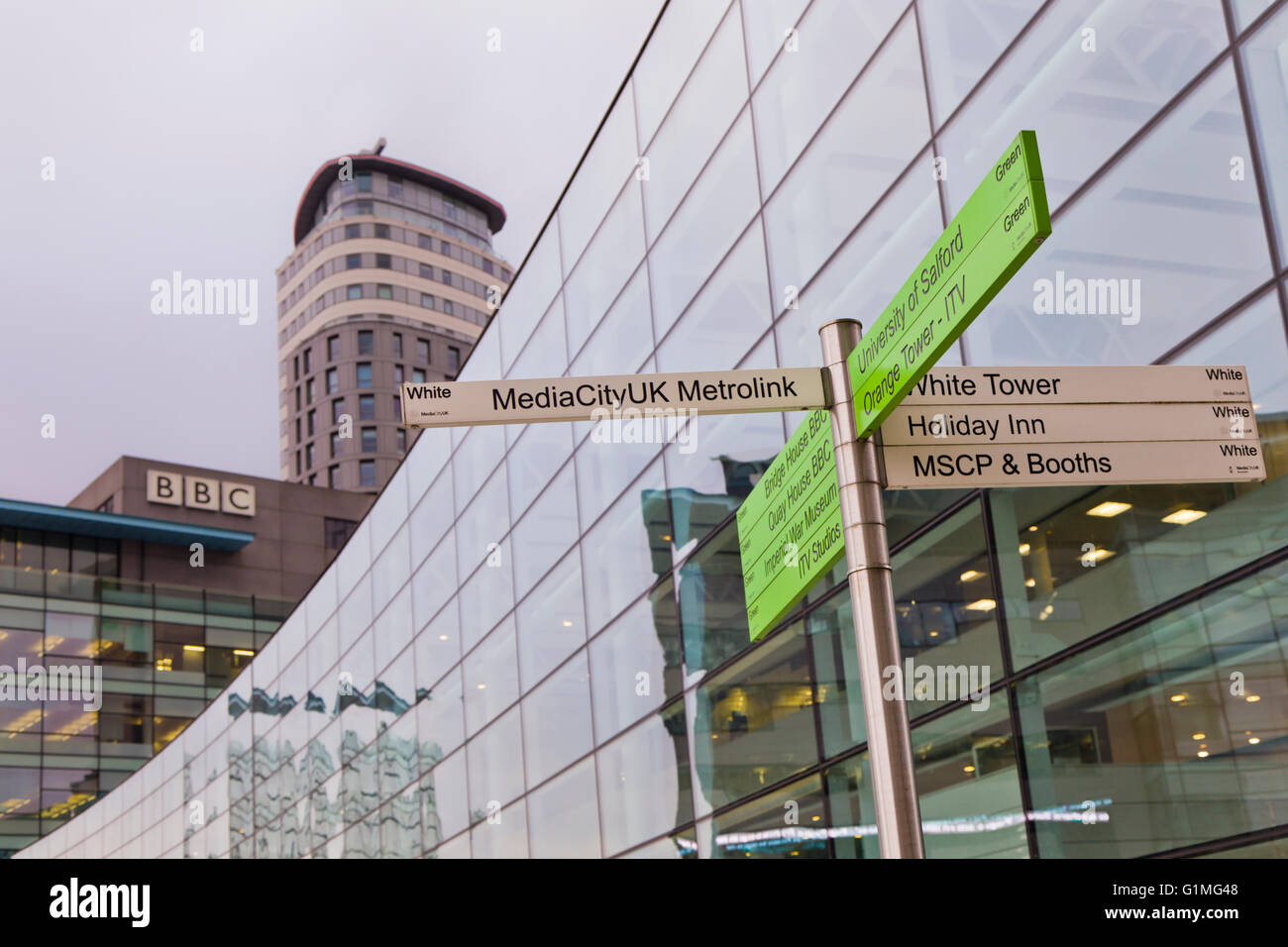 Media City, Salford, Greater Manchester, England UK Stock Photo - Alamy