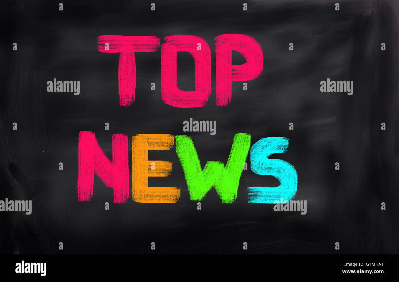 Top News Concept Stock Photo - Alamy