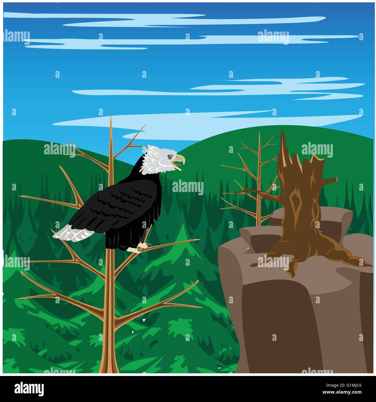 Beautiful sitting place Stock Vector Images - Alamy