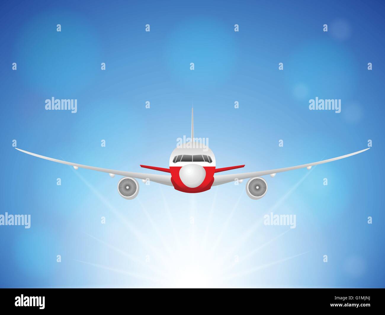 Airplane fuselage Stock Vector Images - Alamy