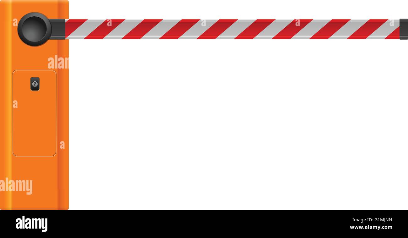 Barrier on a white background Stock Vector Image & Art - Alamy