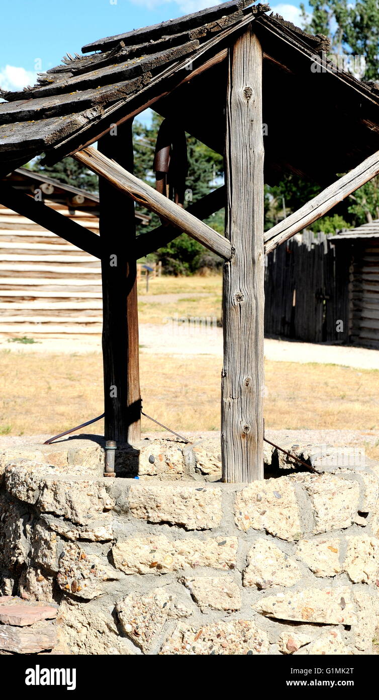 Water well displayed outdoors Stock Photo - Alamy
