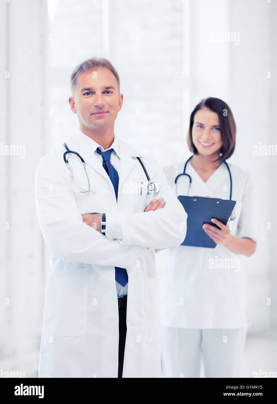 Two medics in uniform hi-res stock photography and images - Alamy