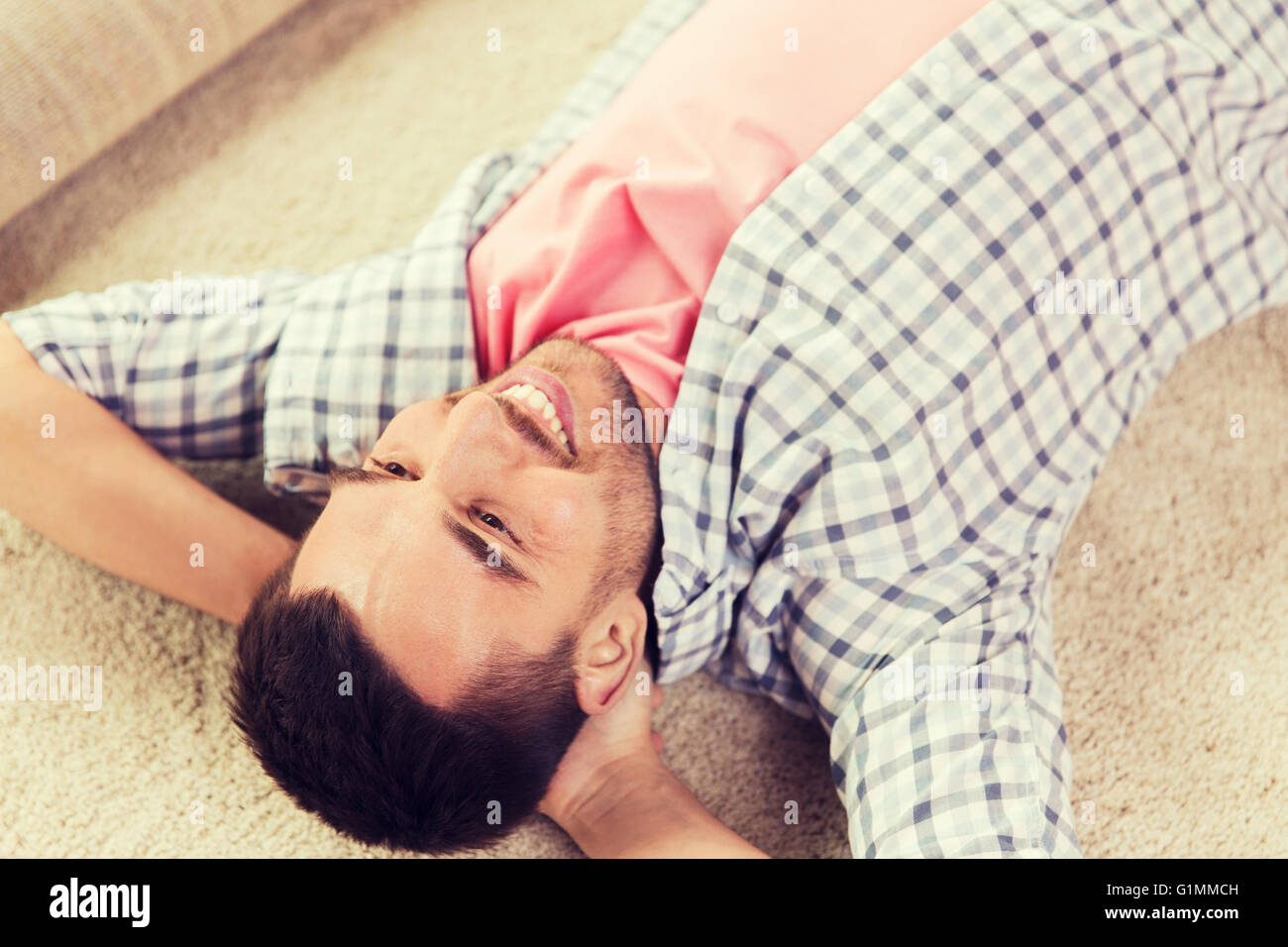 Man roll carpet hi-res stock photography and images - Alamy