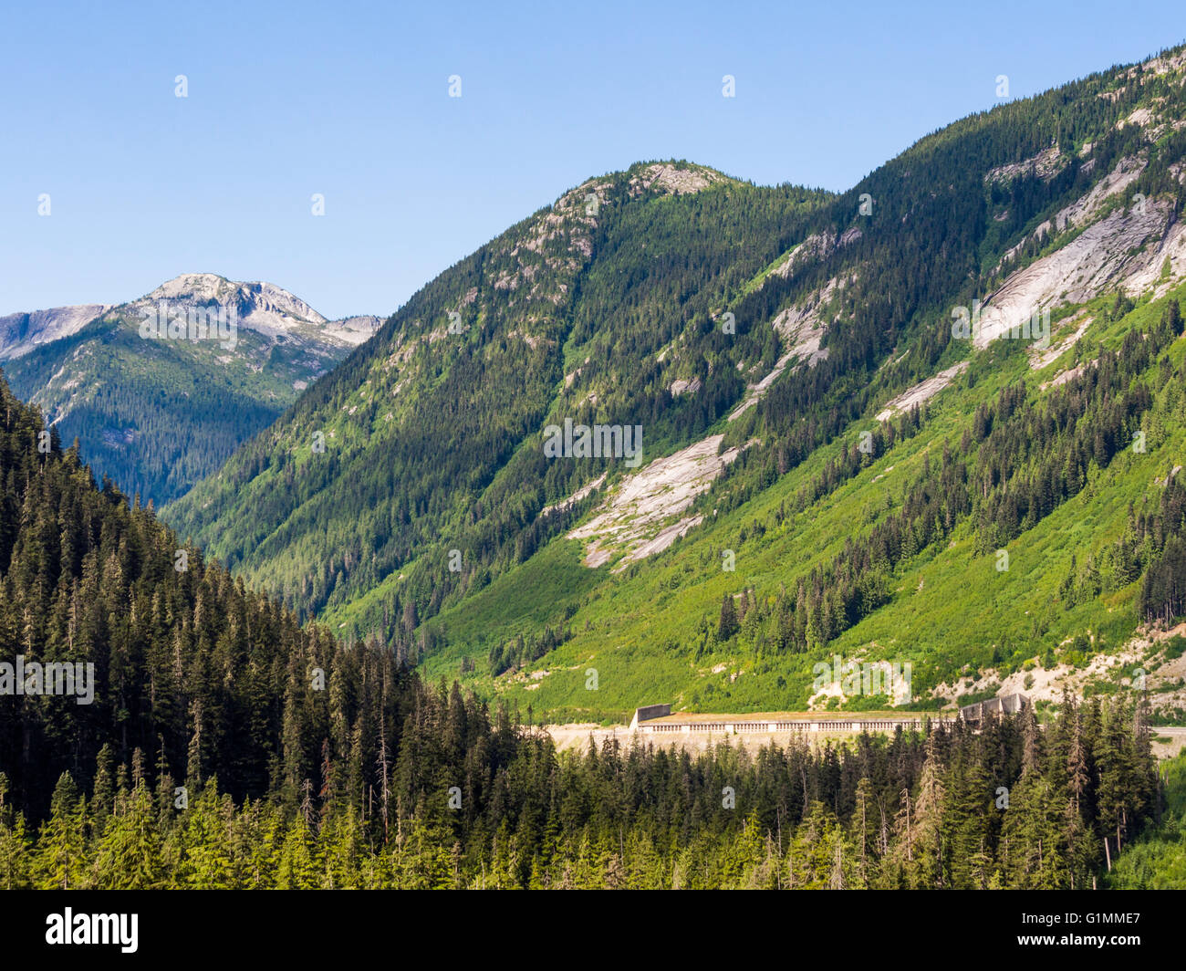 Great Bear Snowshed on British Columbia Highway 5, the "Coquihalla ...