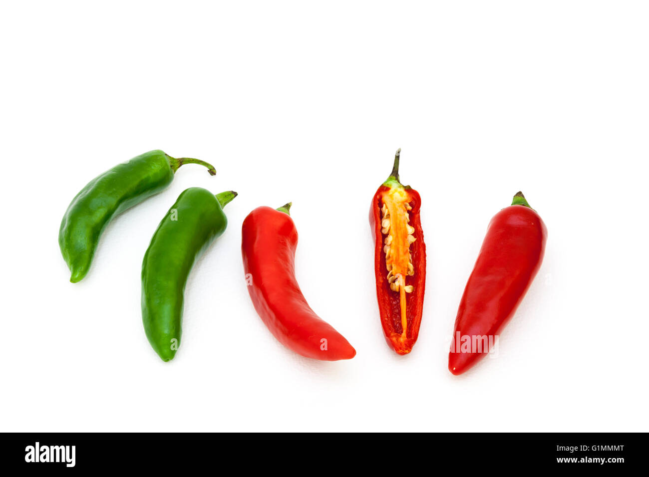 Chilli peppers showing seeds hi-res stock photography and images - Alamy