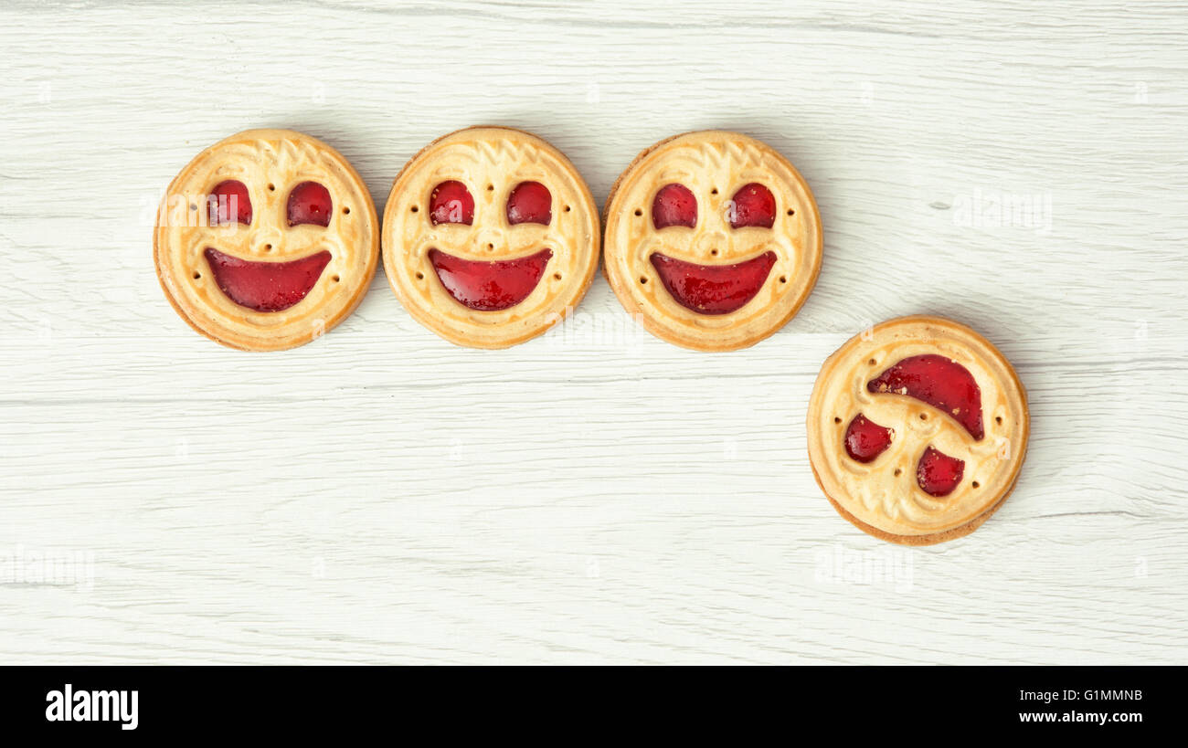 Smiley Biscuits Sweet Food High Resolution Stock Photography and Images ...