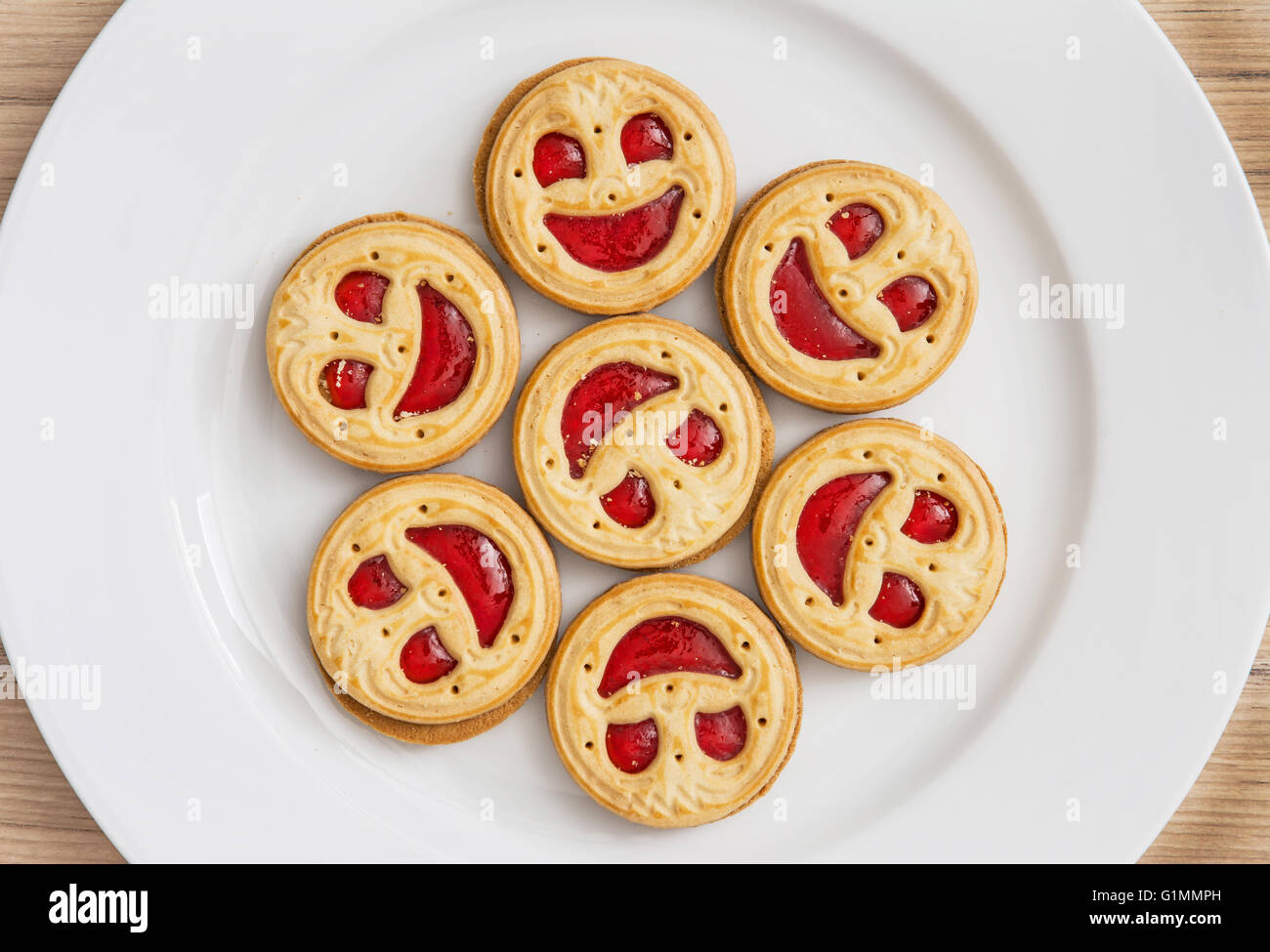 Smiley Biscuits Sweet Food High Resolution Stock Photography and Images ...