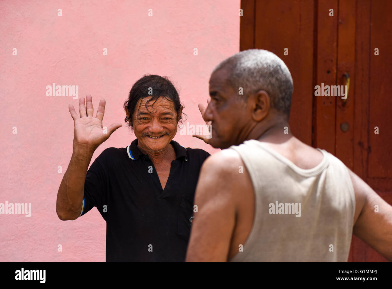 Hands up for your colours hi-res stock photography and images - Alamy