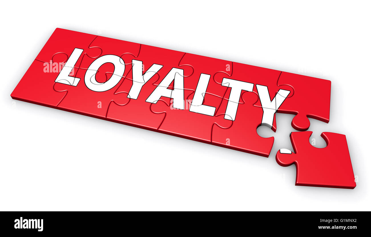 Word loyalty hi-res stock photography and images - Alamy