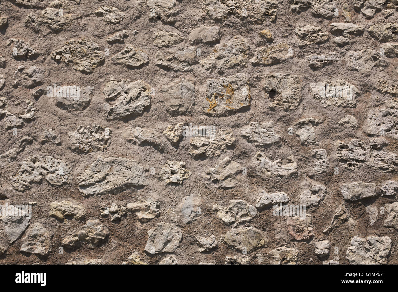 A fieldstone wall made from freestones, usable as background Stock ...