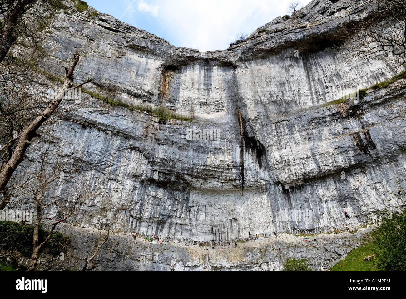 Malham Cove, Malham; Craven; North Yorkshire; England; UK Stock Photo ...