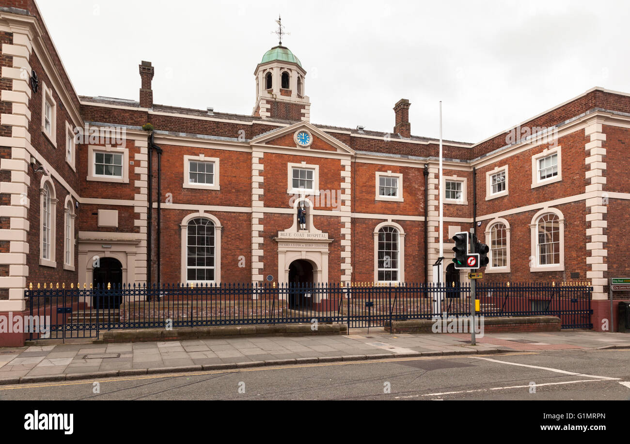 Blue Coat Hospital, Northgate Street, Chester, Cheshire, England, UK ...
