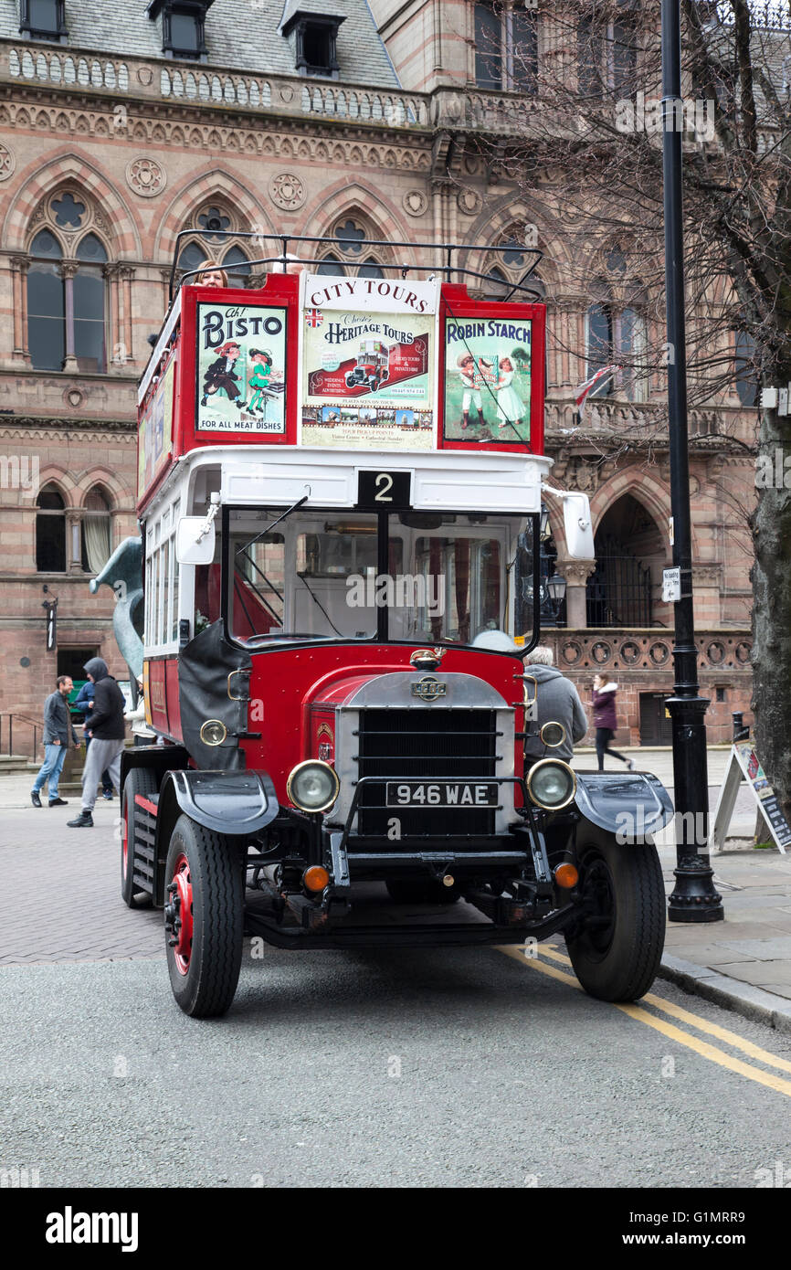 A London General Omnibus Company B-Type motorbus from Chester Heritage ...