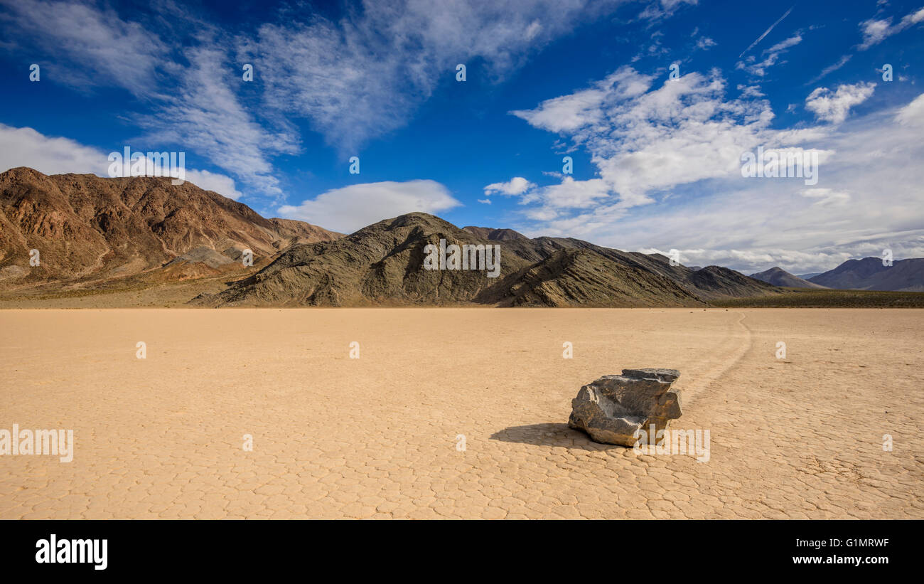 Racetrack Playa, Death Valley Nat. Park, California Stock Photo - Alamy