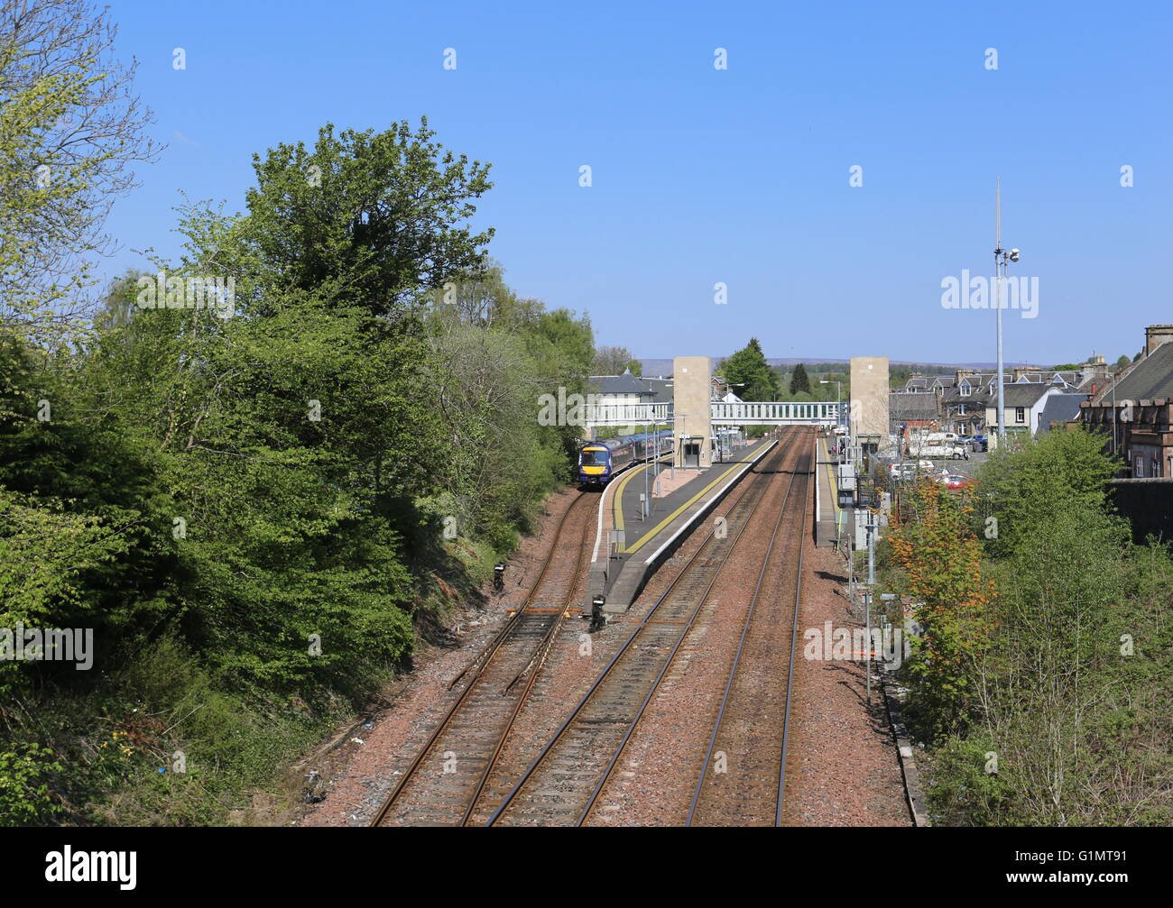 Dunblane railway station hi-res stock photography and images - Alamy
