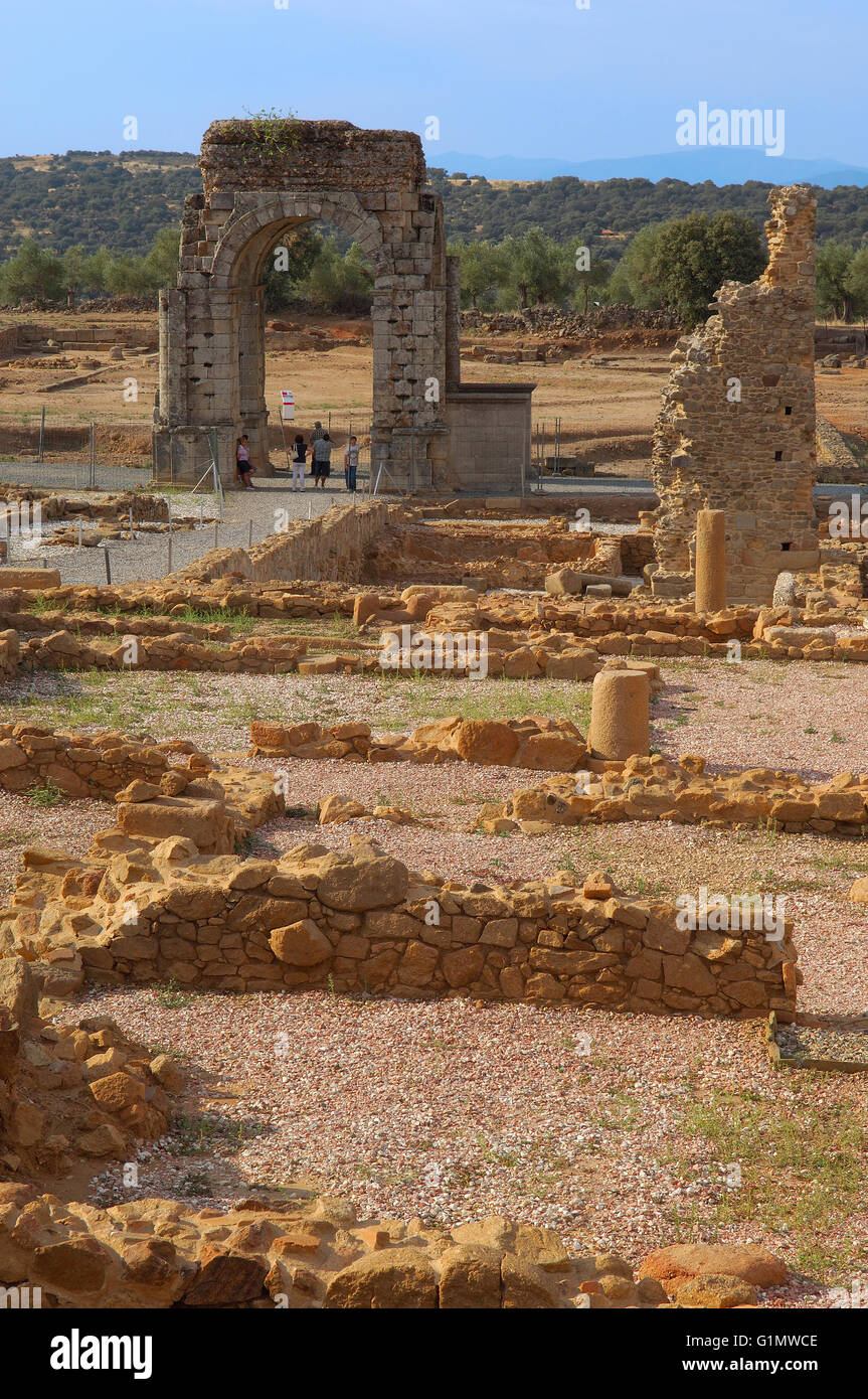 Caparra, Roman arch of Caparra (1st-2nd century AD), Zarza de ...