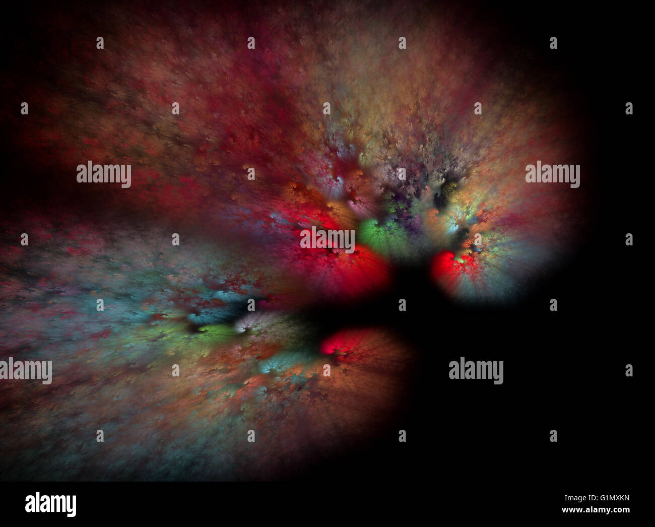 Multi Coloured Abstract Stock Photo - Alamy
