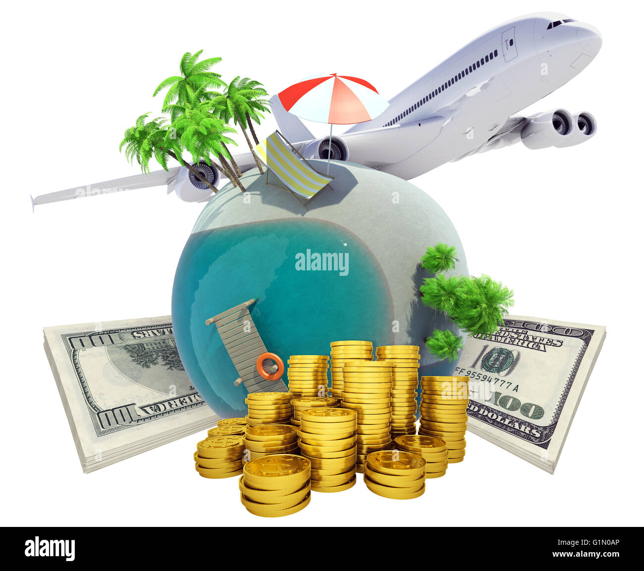 Travel beach concept Stock Photo - Alamy