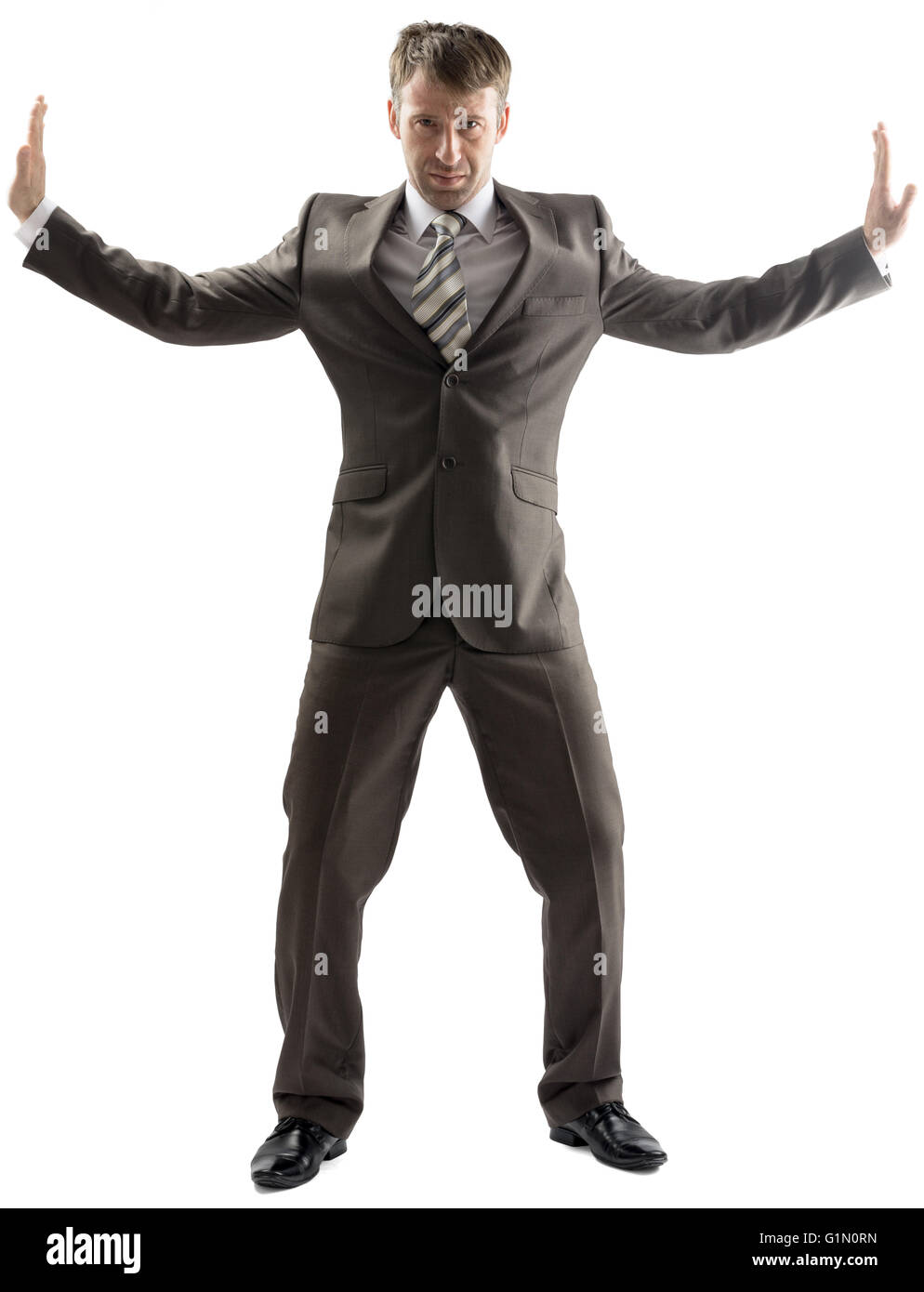 Man arms spread wide hi-res stock photography and images - Alamy