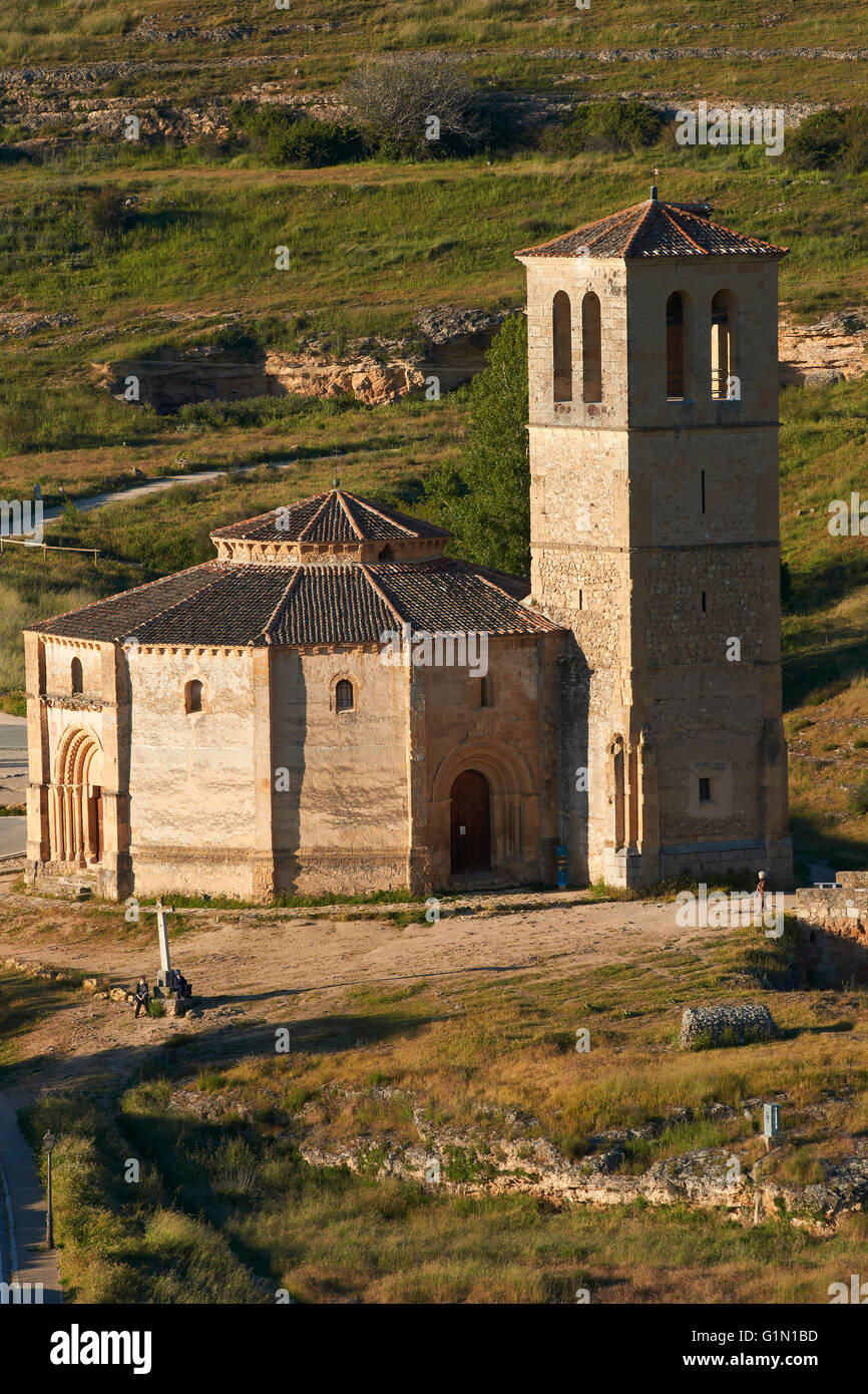 Templar church of the Vera Cruz, Zamarramala. Segovia, Spain Stock ...