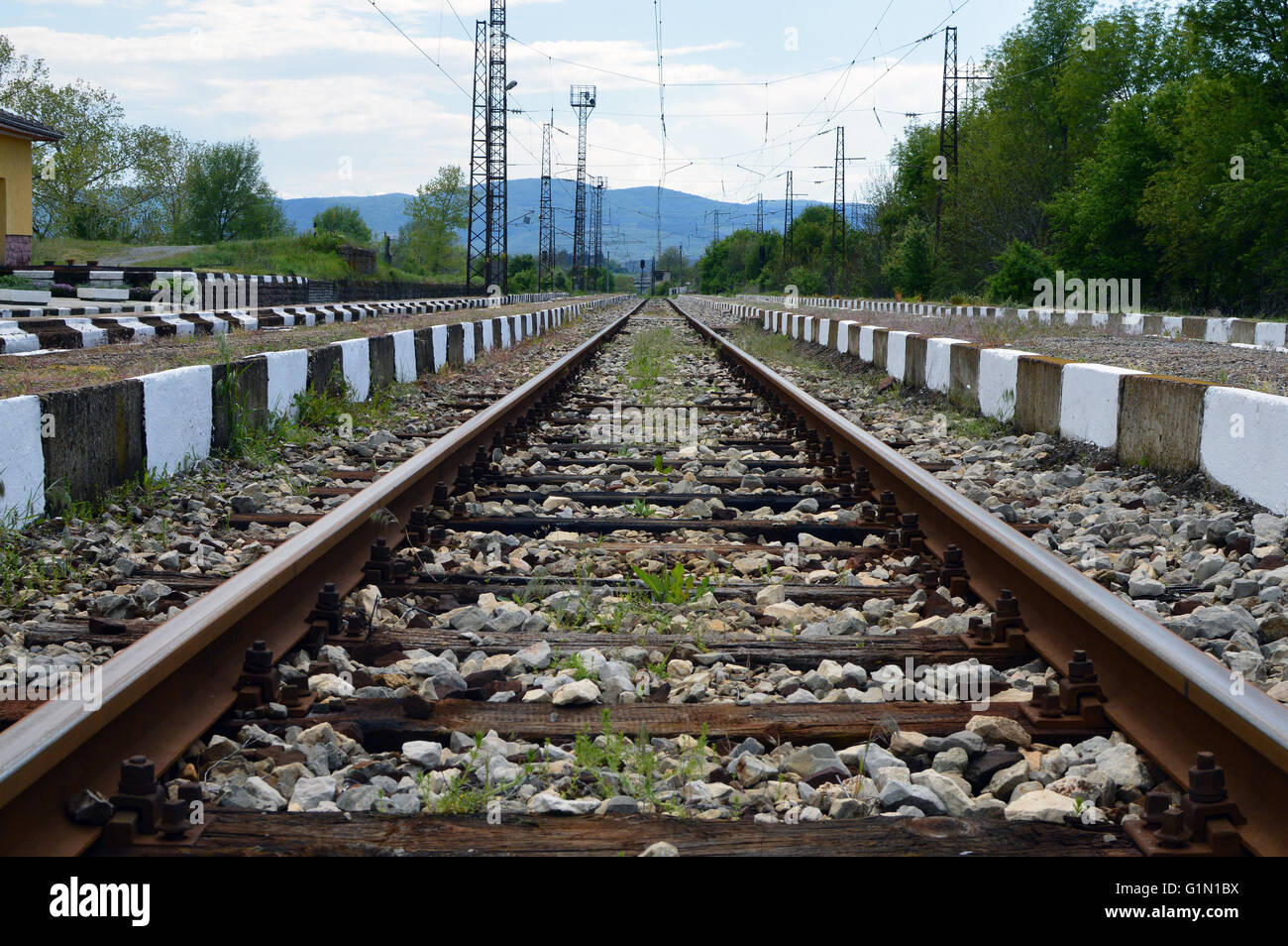 The old straight track hi-res stock photography and images - Alamy