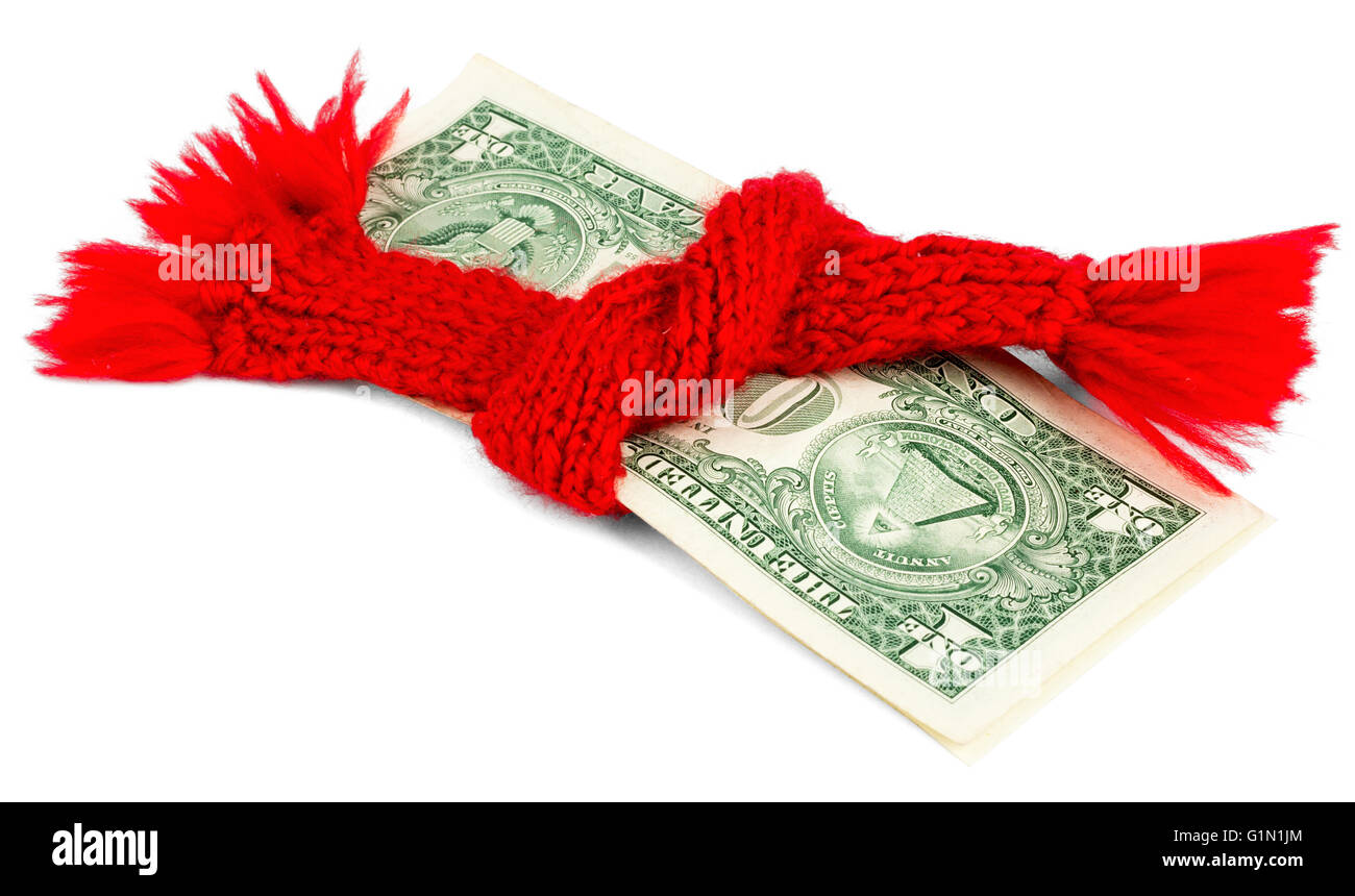 Wrapped in a scarf Cut Out Stock Images & Pictures - Alamy