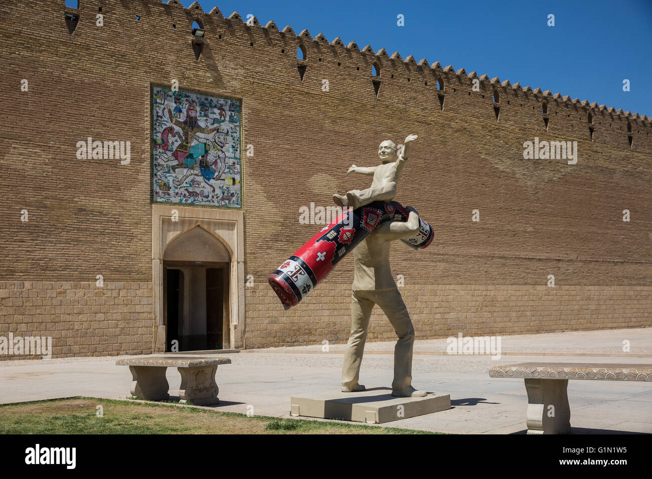The Karim Khan Castle (Arg) in Shiraz Iran Stock Photo - Alamy