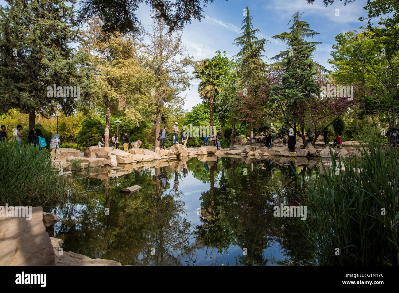 Eram Garden a famous tourist destination in Shiraz Iran Stock Photo - Alamy