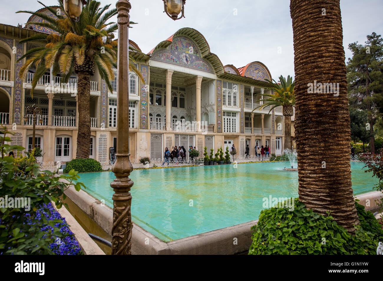 Eram Garden a famous tourist destination in Shiraz Iran Stock Photo - Alamy