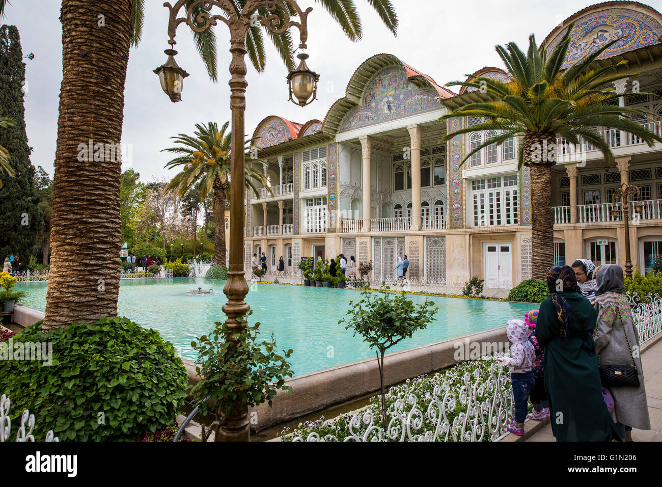 Eram Garden a famous tourist destination in Shiraz Iran Stock Photo - Alamy