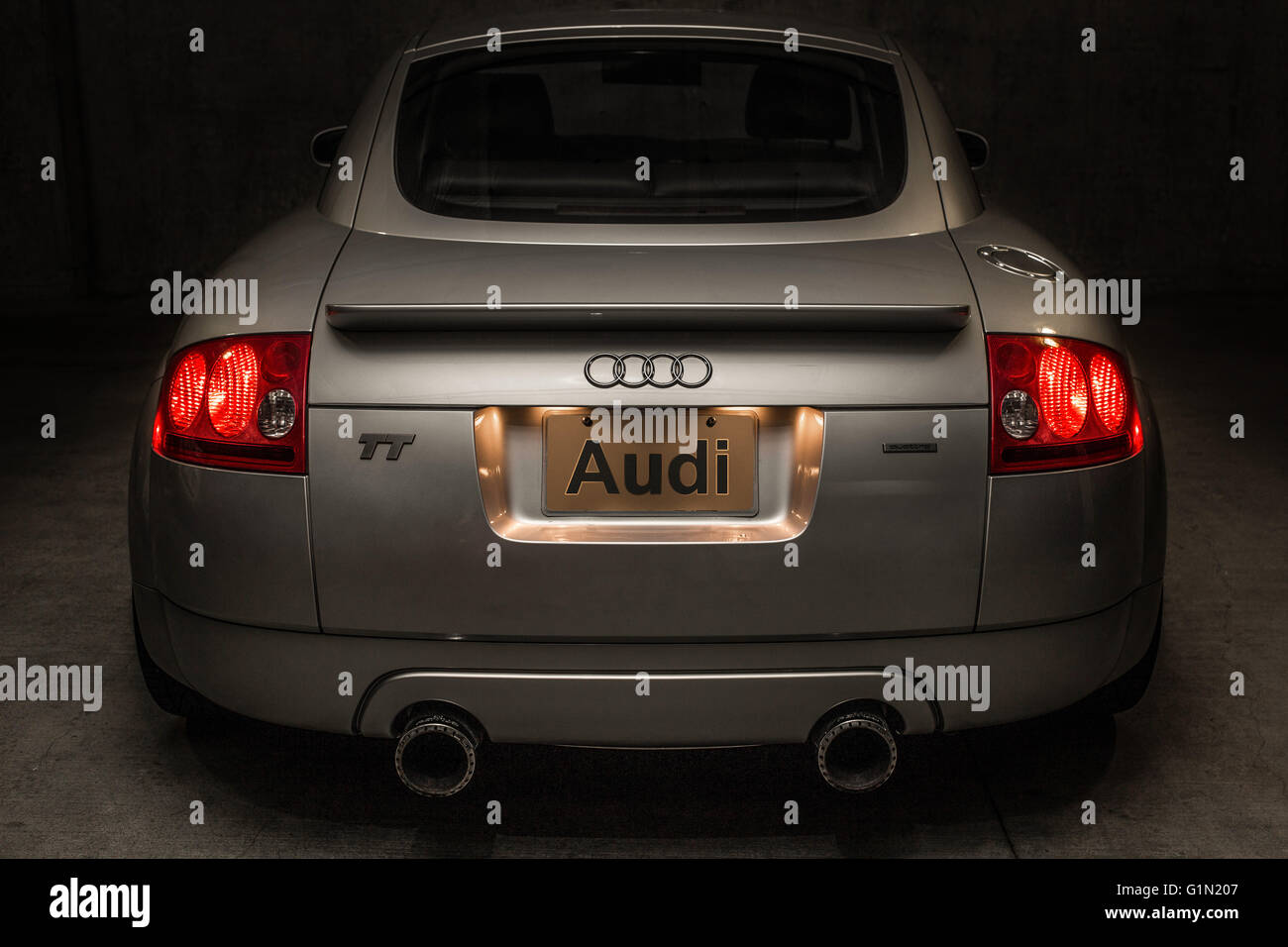 Audi TT from the back Stock Photo - Alamy