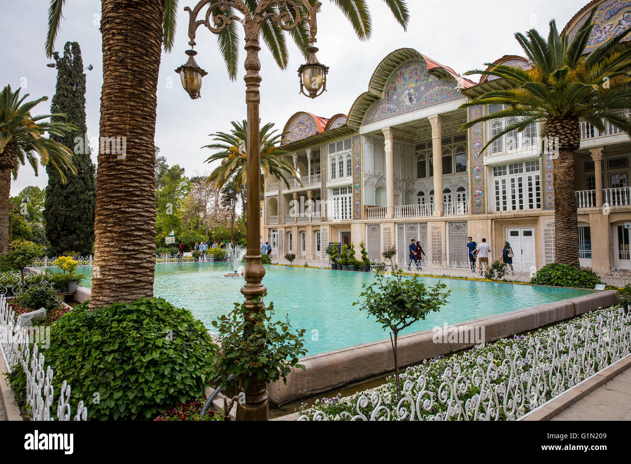Eram Garden a famous tourist destination in Shiraz Iran Stock Photo - Alamy