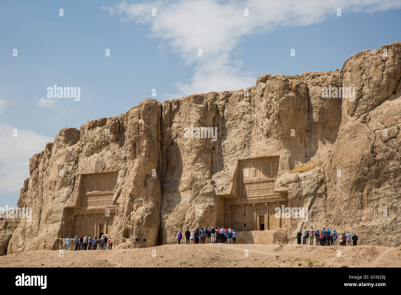 Naqsh-e Rustam, tombs of the Achaemenid Kings near Persepolis, Iran ...