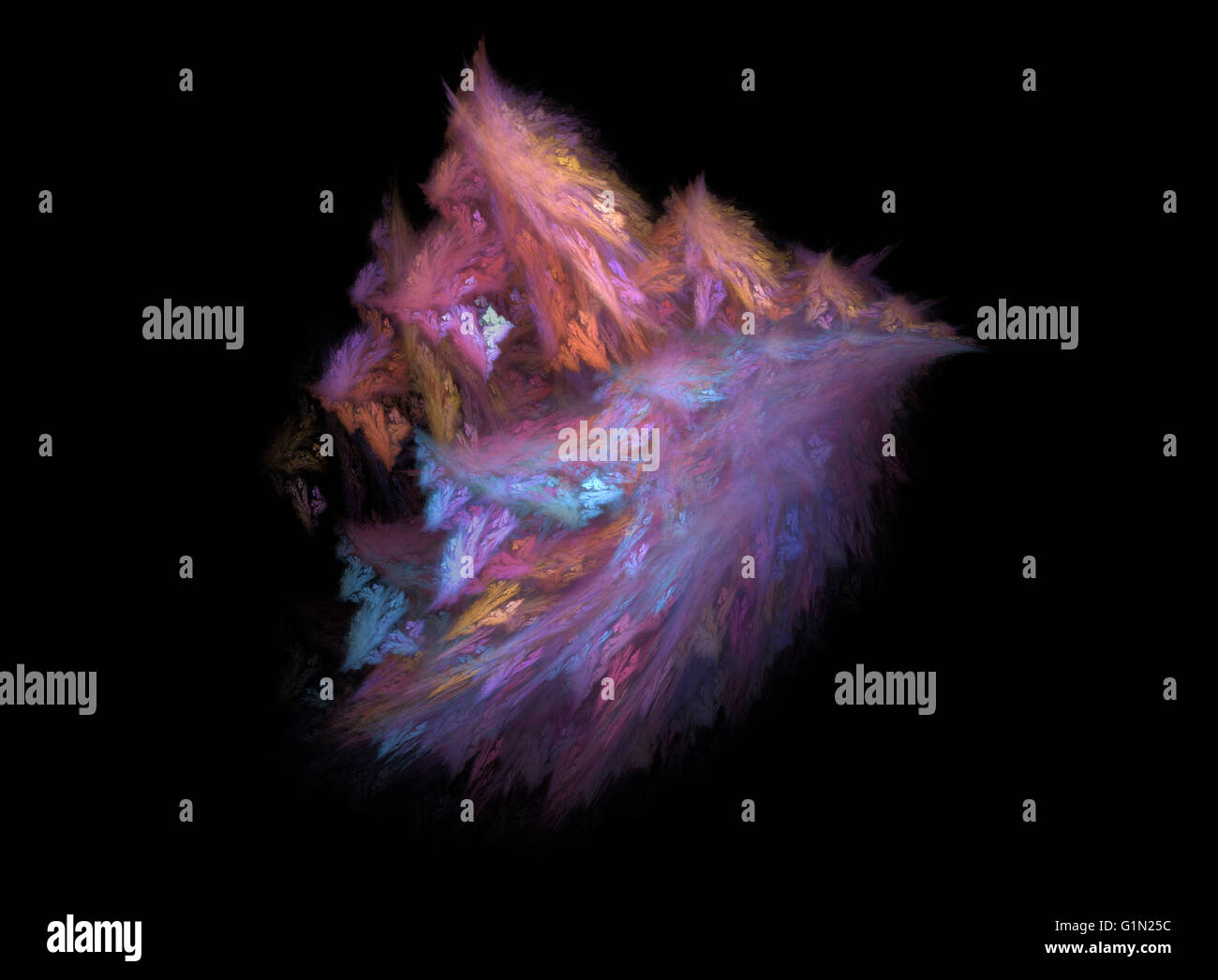 Fractal mountain hi-res stock photography and images - Alamy