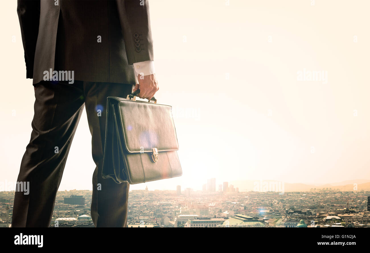 Back view businessman hi-res stock photography and images - Alamy