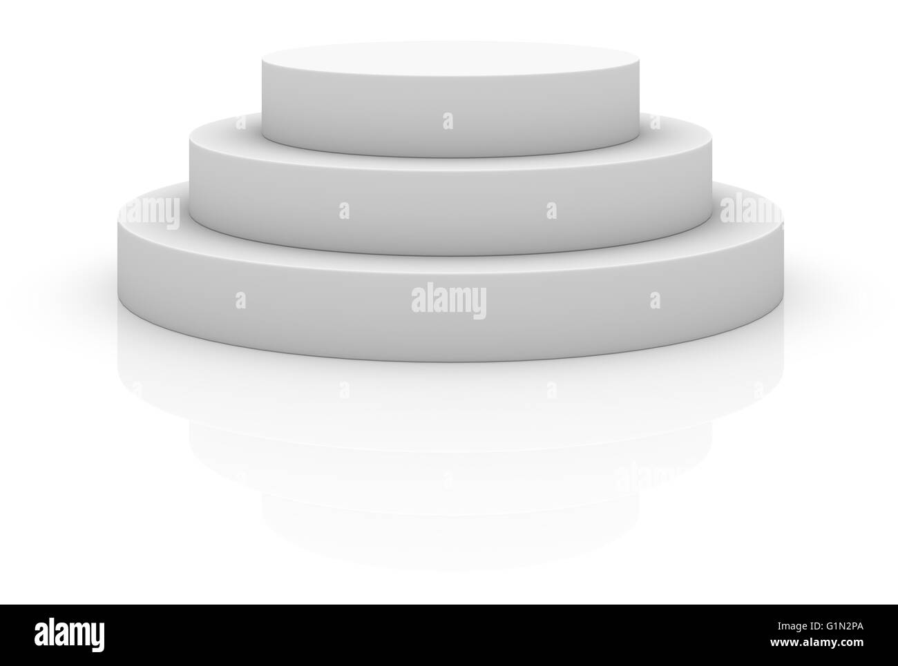 Round stage podium, pedestal Stock Photo - Alamy