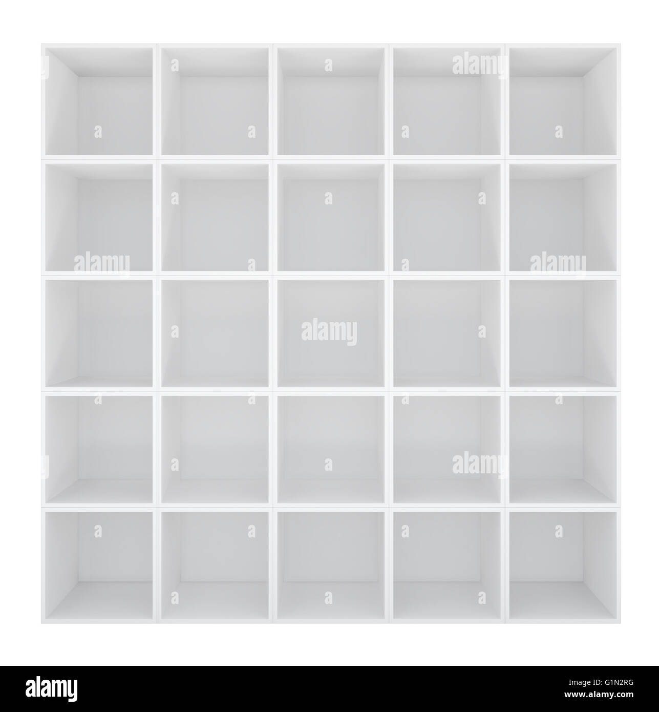 Wooden cupboard on white background Stock Photo - Alamy