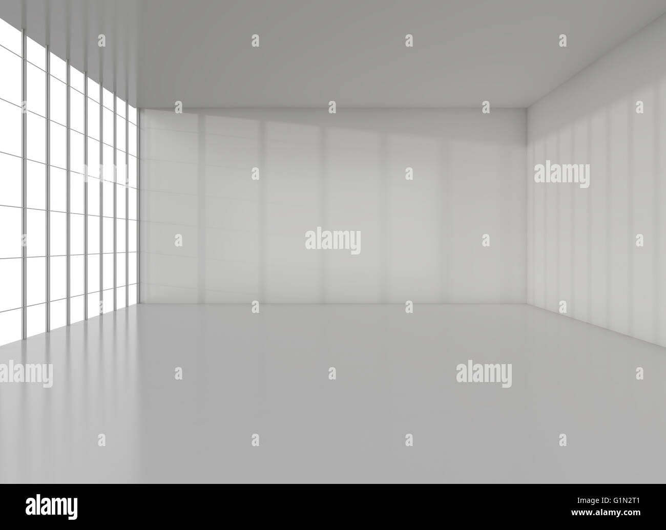 White exhibition room Stock Photo - Alamy