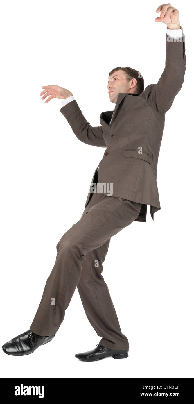 Slip fall accident on Cut Out Stock Images & Pictures - Alamy